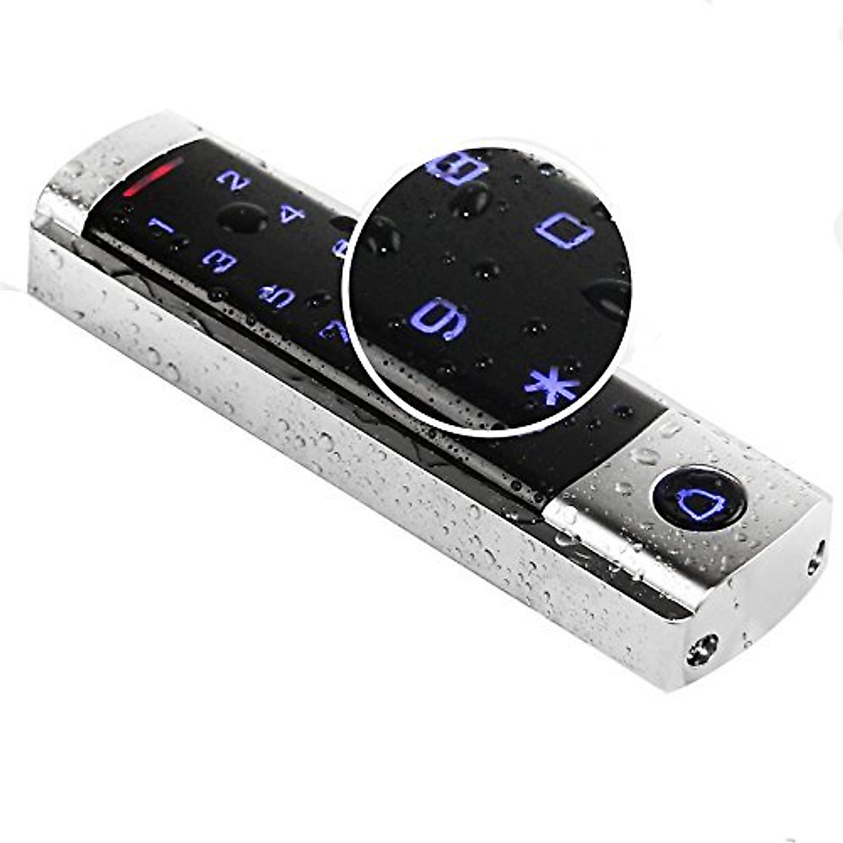 UHPPOTE Touch Access Control Keypad with Wiegand 26-bit Interface Support 2000 Users for 125khz RFID Card