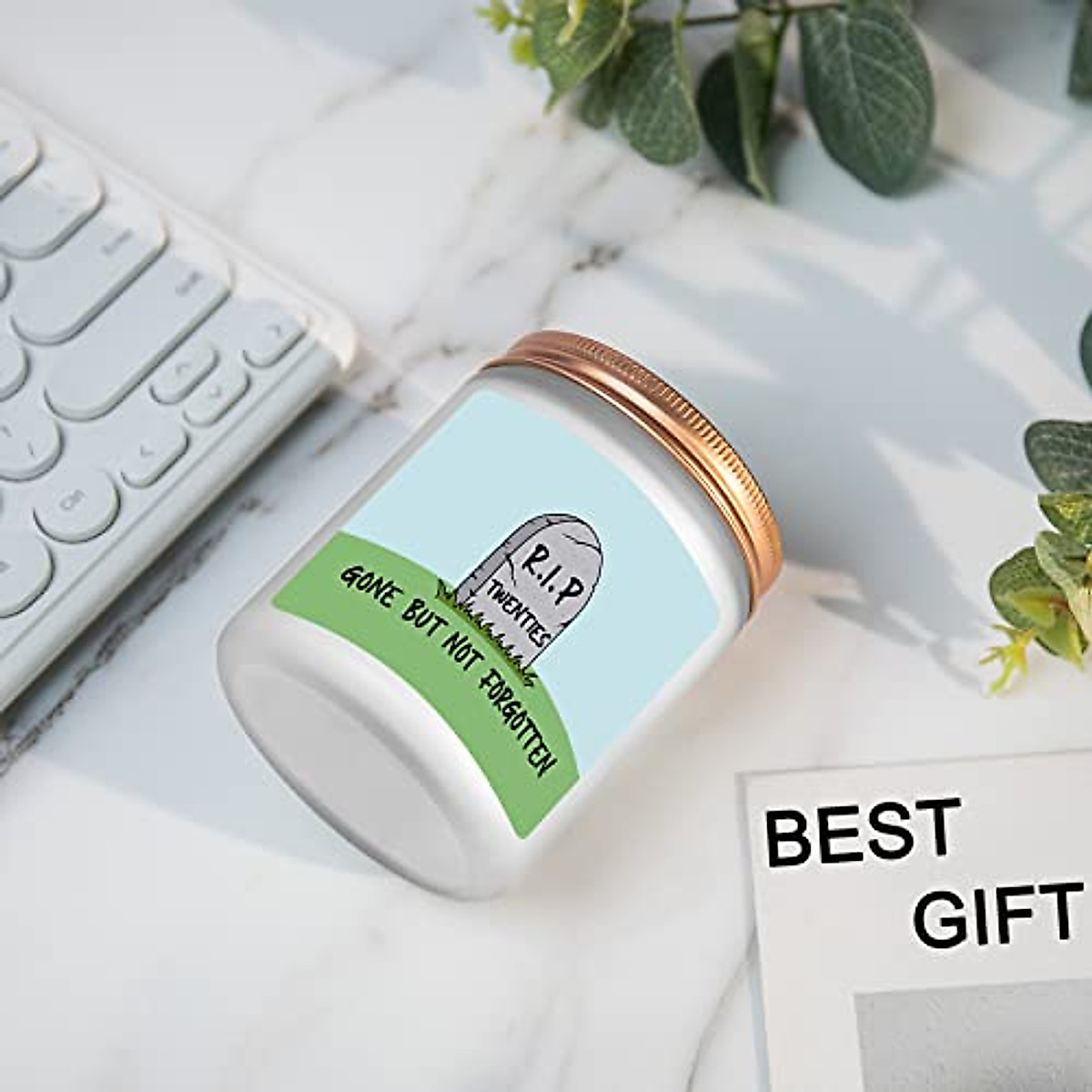 Funny 30th Birthday Gifts - Unique 30th Birthday Gifts for Her, Him - Turning 30 Year Old Best Friend, Girlfriend, Boyfriend, Women, Men Birthday Gift - Lavander Scented Candles