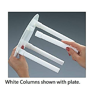 Oasis Supply, Coast SPS Single Plate Separator, Stacking System, Cake Columns (White, 7")
