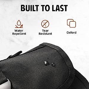 NANFANG BROTHERS Chef Knife Set with Bag, 9 Pieces Damascus Steel Chef Knives with Portable Knife Roll Storage Bag, Blade Guards, Carving Fork, Apron and Kitchen Shears for Outdoor Camping Travel