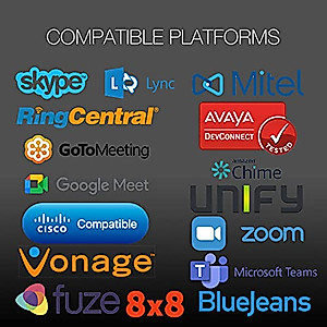 Poly Sync 40 Teams USB-A & USB-C Speakerphone - for Streaming Voice, Video, Distance Learning, Remote Work, School, Conferencing Apps - Zoom, Webex, Meet, Team, Global Teck Bundle Microfiber