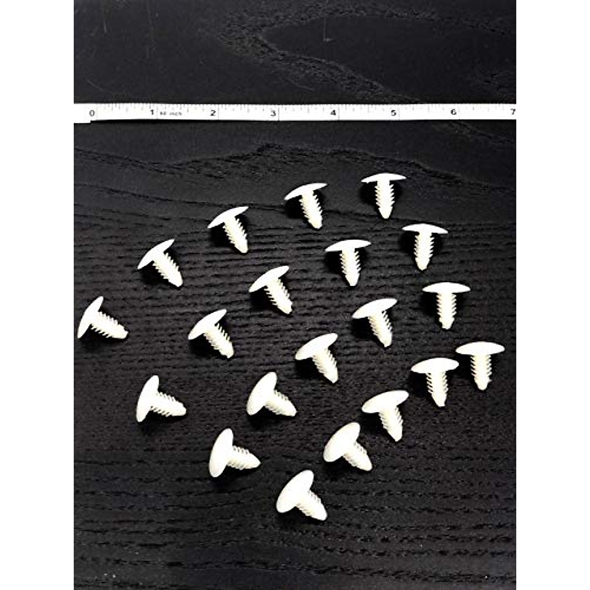 100 pcs Medium Multi-Gauge Rivet 3/16" or 7/32" Hole Patio Strapping Fasteners Webbing Lawn Chair Lounge (White)