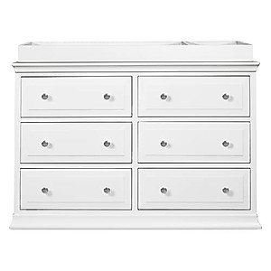 DaVinci Signature 6-Drawer Double Dresser in White