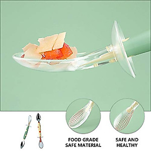 Toddmomy Grapefruit Spoons Half Serrated Citrus Fruit Vintage Dessert Spoons Serrated Spoon Baby Food Tableware for Kitchen