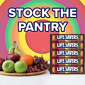 LIFE SAVERS 5 Flavors Hard Candy Rolls, 1.14 Ounce (Pack of 20)