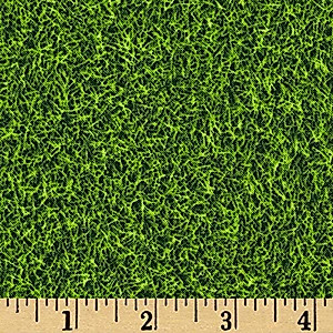 Kaufman Sports Life Grass Turf Grass, Fabric by the Yard