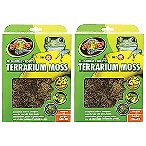 Zoo Med Terrarium Moss [Set of 2] Size: 30-40 Gallons