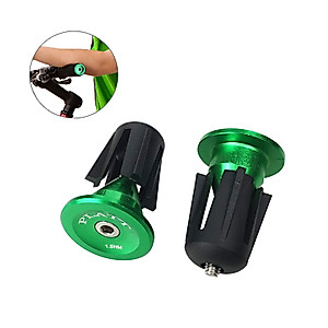 PLATT Bicycle Bar End Plugs Aluminum Bike Handlebar Cap for Road Bike Mountain Bike BMX (One Pair)