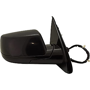 Kool Vue Right Power Heated Mirror for Chevrolet Tahoe Suburban 2015-2020 Power Fold With Signal Light, Memory & Puddle Lamp; Without Blind Spot & Auto-Dimming with 2 Caps w/o Object Sensor