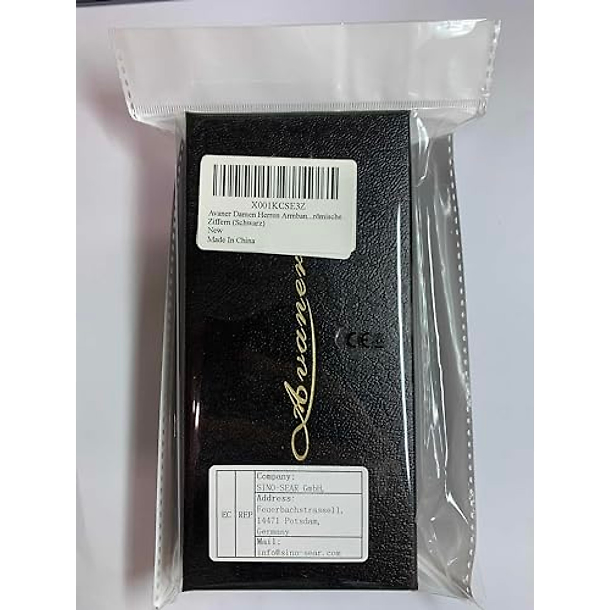 Avaner Unisex Punk Retro Bronze Round Dial Black Wide Leather Belt Strap Cuff Bracelet Roman Numerals Analog Quartz Wrist Watches