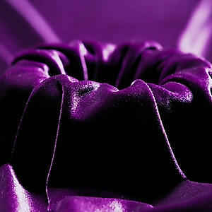 Ice Fabrics Stretch Velvet Fabric by The Yard - 60" Wide Soft Stretchy Fabric for Sewing Clothes, Apparel, Costume, Crafts - 90% Polyester 10% Spandex - Purple - 1 Yard