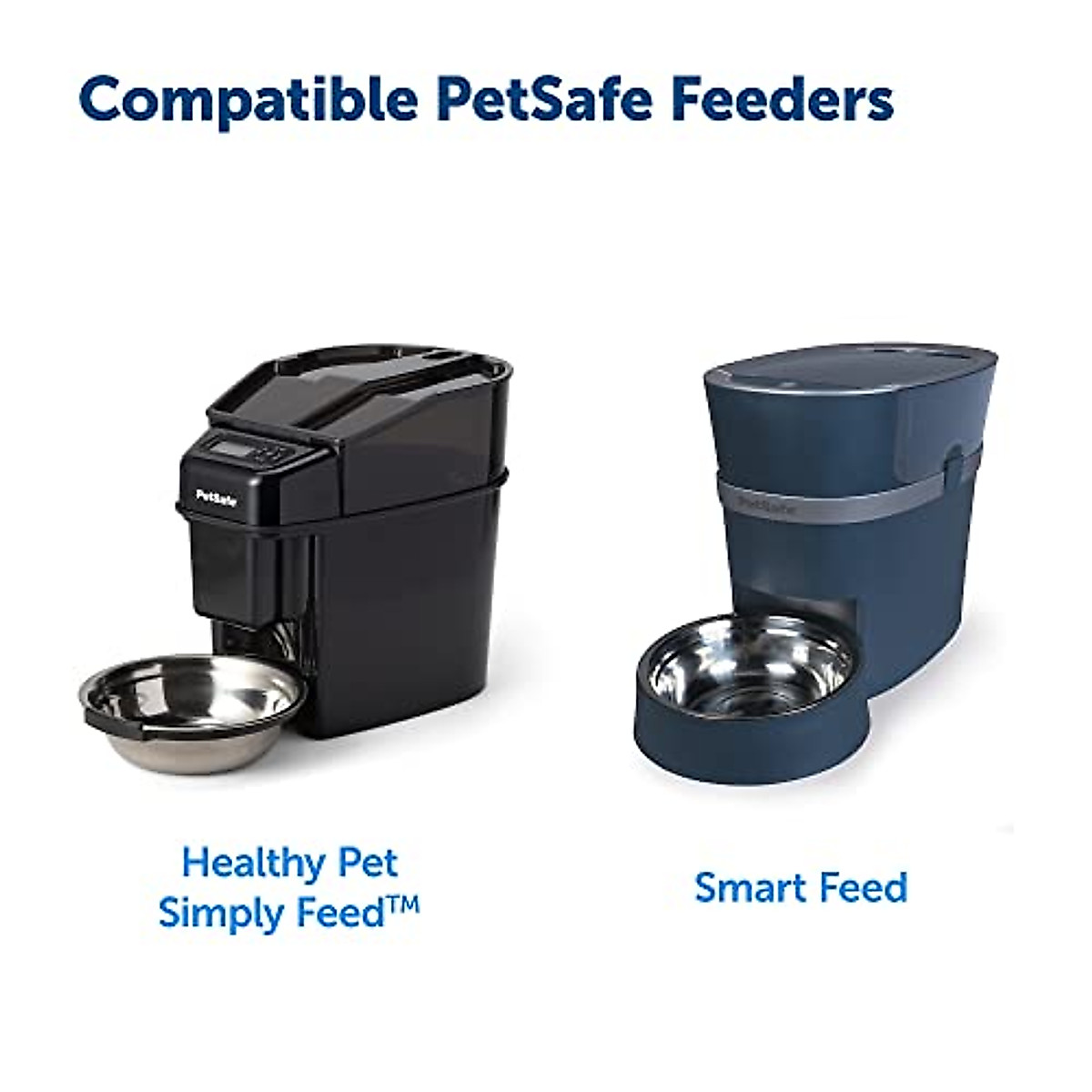 PetSafe 2-Pet Meal Splitter with Bowl - Easily Cleaned, BPA-No, Food-Grade Material - Designed for PetSafe Smart Feed and Healthy Pet Simply Feed - Mess-No Food Dispensing - Includes Privacy Panel