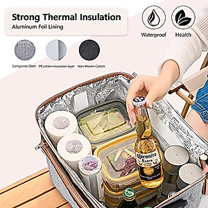 Breast Pump Bag, Wearable Breastfeeding Pump Bag Adjustable Velcro Compatible with Breast Pumps for Momcozy, Medela, Lansinoh, Elvie, Willow, 2 Layer Breast Pump Carrying Case with Widen Straps