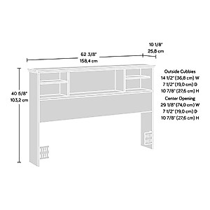 Sauder River Ranch Full-Queen Headboard, Sindoori Mango Finish