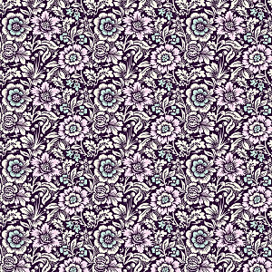 Nightshade Déjà Vu Fat Quarter Bundle (8 Pieces) by Tula Pink for Free Spirit 18 x 21 inches (45.72 cm x 53.34 cm) Fabric cuts DIY Quilt Fabric