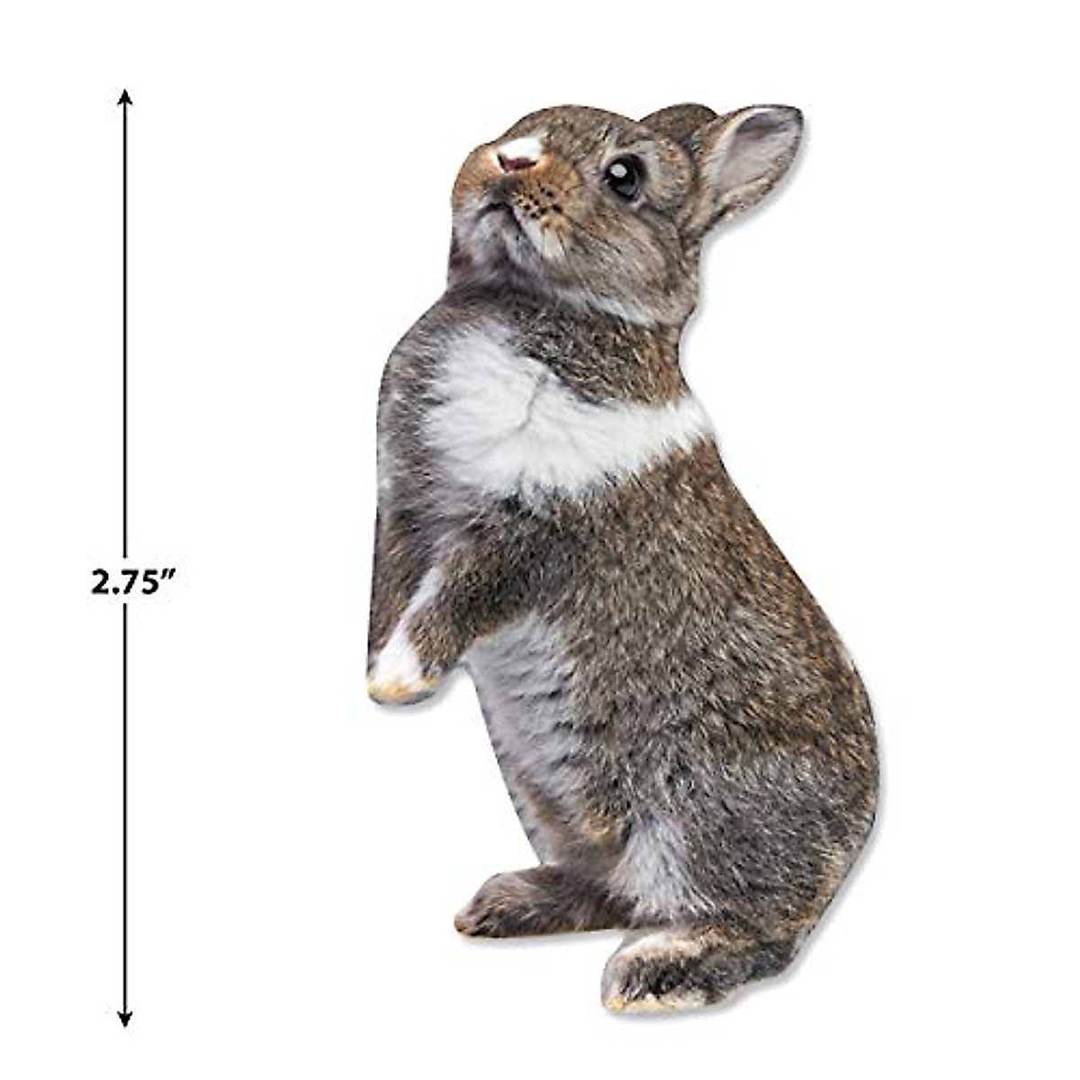 CURRENT Bunny and Flowers Sticker Set - 60 Stickers, Two 8-1/2" x 11" Sheets, Easter Basket Stuffers, Holiday Arts and Crafts, Fun for Kids, Spring Themed Gifts, Party Favors