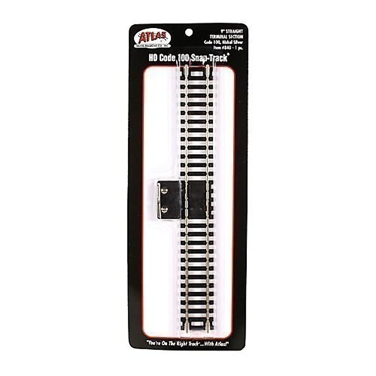 HO Code 100 9" Straight Terminal