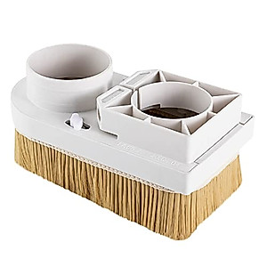 YIYIBYUS Dust Cover,80mm Spindle Dust Shoe Boot Collector For CNC Router Engraving Milling Machine