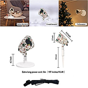 KGAR Christmas Laser Lights Projector Outdoors Indoor Xmas Decoration Red and Green Laser Light Show, Waterproof with Wireless Remote