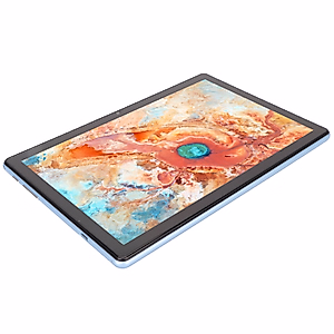 DAUZ Tablet, Smart Tablet 1960X1080 Resolution Blue FDH Screen for Work for Video (US Plug)