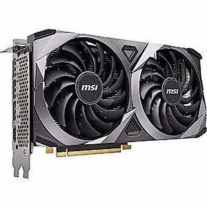 MSI Gaming GeForce RTX 3070 8GB GDRR6 256-Bit HDMI/DP TORX Fan 3.0 Ampere Architecture OC Graphics Card (RTX 3070 Ventus 2X OC), GeForce RTX 3070 Ventus 2X OC