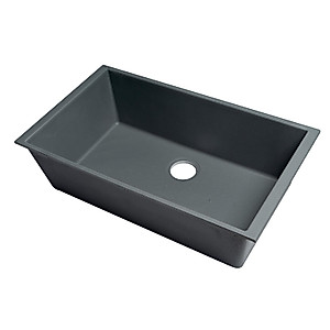 ALFI brand AB3322UM-T Kitchen Sink, Titanium