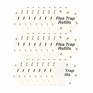 20 Pack Flea Trap Refill Discs Replacement Glue Boards, 7.1" Sticky Pads for Most Models Flea Bed Bug Traps for Inside Your Home