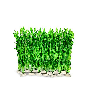 BEGONDIS 14 Pcs Artificial Green Seaweed Water Plants, Fish Tank Aquarium Decorations, Made of Soft Plastic