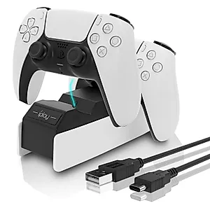 PS5 Controller Charger, Fast Charging Station for PlayStation 5 Dual Sense Controllers