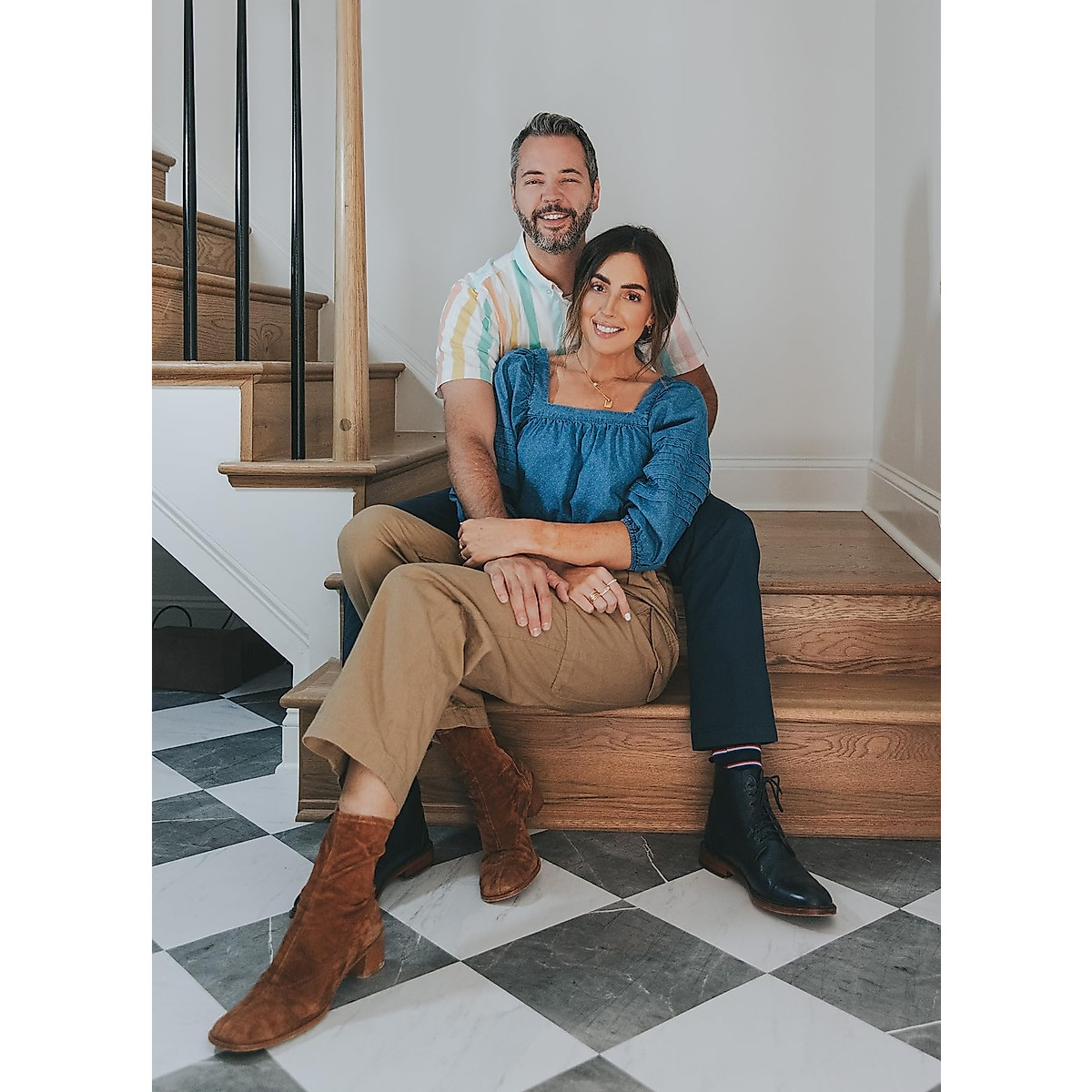 FloorPops x Chris Loves Julia 12-in by 12-in Bonneville Grey & White Marble Peel & Stick Floor Tiles, FP4421