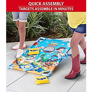Disney Pixar Bean Bag Toss Game Set by GoSports Includes 8 Bean Bags with Portable Carrying Case - Frozen, Cars, Finding Nemo, Toy Story