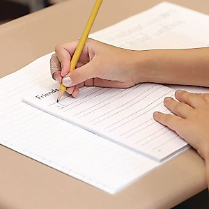 Really Good Stuff My Writing Word Journals - Set of 12, 5.75? W x 8.75? L - Kids Classroom Materials, Primary Notebooks, Grades 1-3