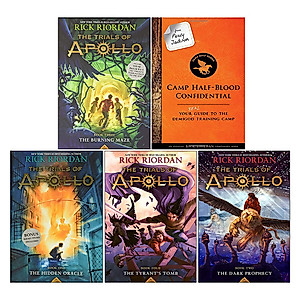 Rick Riordan Collection 5 Books Set (The Hidden Oracle, The Dark Prophecy, The Burning Maze, The Tyrant’s Tomb, [Hardcover] Camp Half-Blood Confidential)
