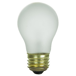 Sunlite 15A15/FR Incandescent 15-Watt, Medium Based, A15 Appliance Bulb, Frost