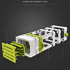 CUJUX Eco-Friendly Plastic PP Multifunction Chen Knife Holder Metal Scissors Organizer Tools Kitchen Knife Block Rack Desktop(without knife) (Color : A)