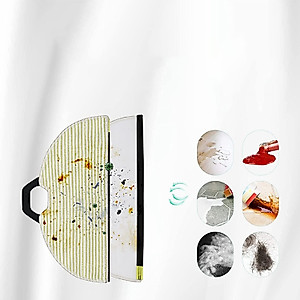 Replacement Mop Pads Refill Compatible Shark AI Robot Vacuum Cleaner RV2001WD/2002WD/AV2001WD/RV2610WA/AV2610WA/RV2620WD Accessories Spare Parts (4 Pack)