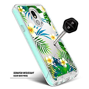 E-Began Case Compatible for LG Stylo 5 with [Built-in Screen Protector], LG Stylo 5V/Stylo 5X/Stylo 5 Plus, Full-Body Protective Rugged Bumper Cover, Shockproof Impact Resist Case -Hawaii