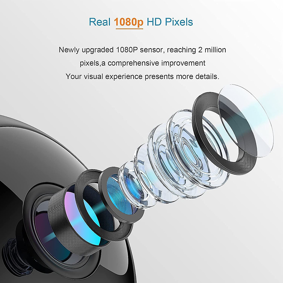 Mini Spy Camera 1080P Hidden Camera WiFi Hidden Camera Portable Small HD Nanny Cam with Night Vision and Motion Detection, App Remote Access - Indoor Covert Security Camera for Home