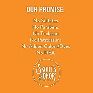 SKOUT'S HONOR: Probiotic Pet Shampoo & Conditioner - 2-in-1 with Avocado Oil - Cleans and Conditions Fur, Supports Pet’s Natural Defenses, PH-Balanced, Sulfate-Free - Honeysuckle - 16 oz.