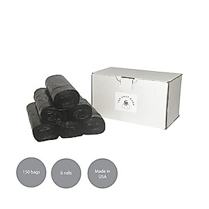 Top Knot Bags 45 Gallon Garbage Trash Bag 40X48" Black 150 Count Can Liner Bulk 40 Gallon 42 Gallon 44 Gallon Made in USA