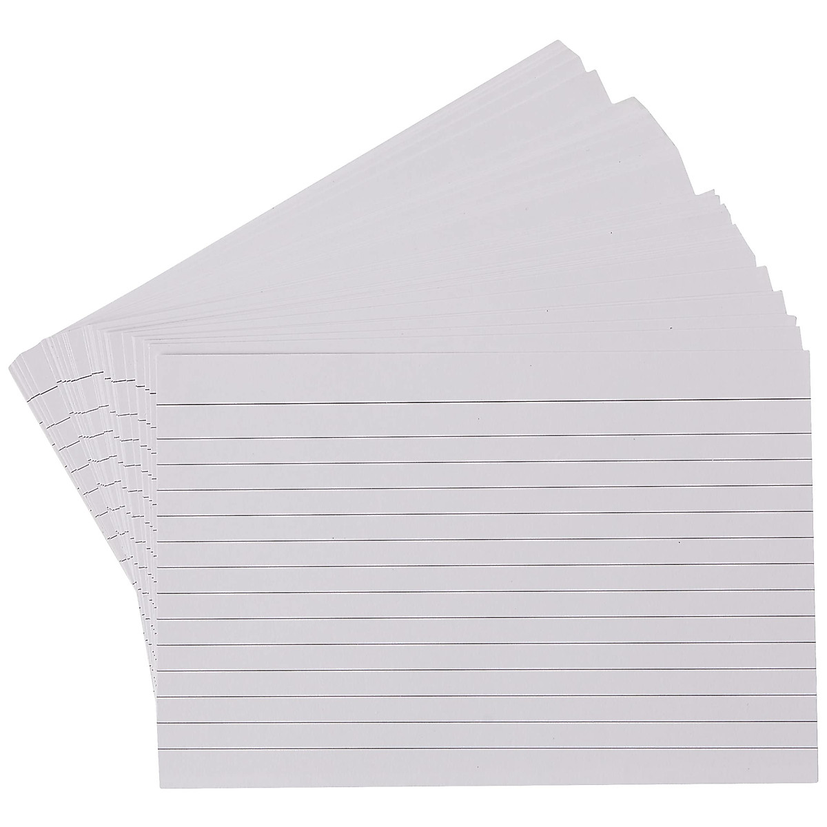 Q-Connect Record Card 152x102mm Ruled Feint White (100 Pack)