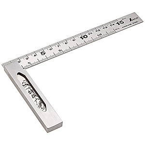 Japanese SHINWA 62009 Full Machinist square Sukoya 150mm front & back