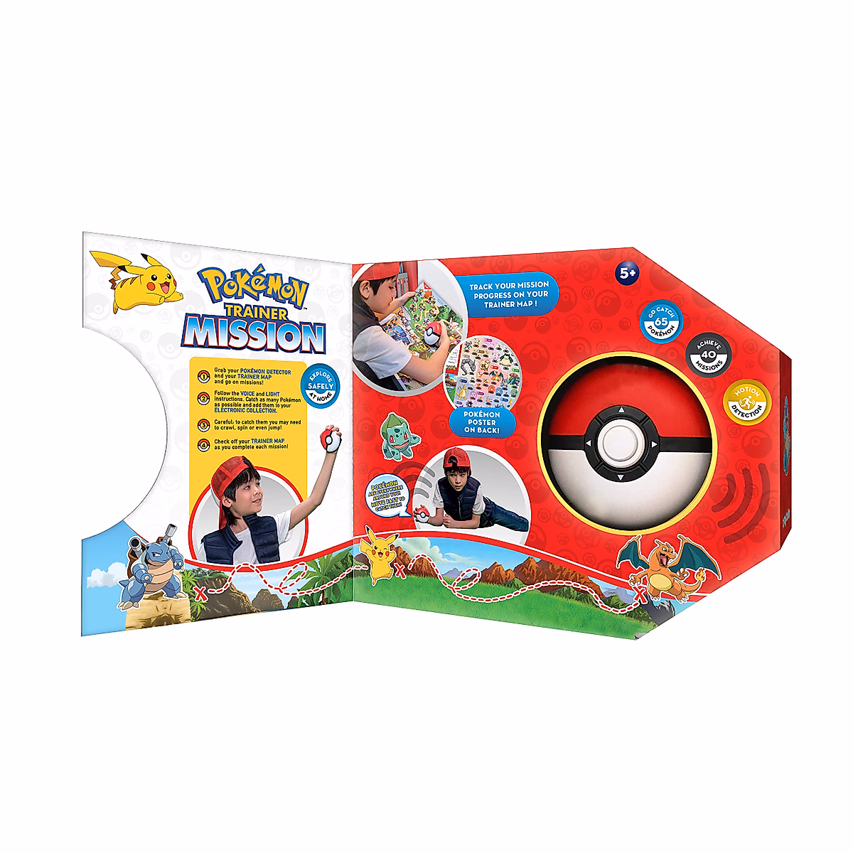 Ultra Pro Pokémon Trainer Mission Toy - Interactive Poké Ball Guessing Game, Fun for Family & Friends, Explore with Pokeball Toy, Learn & Catch Pokémon, Perfect for Board Game Enthusiasts