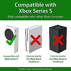 TotalMount – Wall Mount – Mounts Xbox Series S on a Wall by Your TV (White)