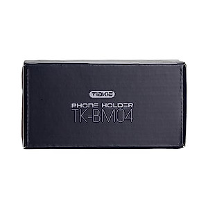 Tiakia Bike Phone Mount - Universal Motorcycle Mount Anti Shake & Anti-Theft, Face & Touch ID Bicycle Phone Holder 360° Rotation for 4.5-7 inches Smartphone