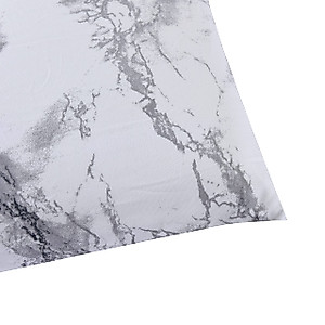 LRZG Marble Morden Pillow Cases,White Grey Art Ink Painting Marble Print high end Pillow Cases,100% Polyester Ultra Soft Bedding 20"X26"