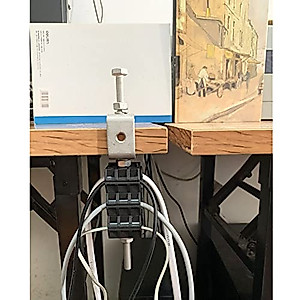 LB-LAIBA C-Clamps, Stainless Steel C-Clamp for Woodworking Welding Building Household Tiger Clamp G-Clamp 2 pieces (120 long)