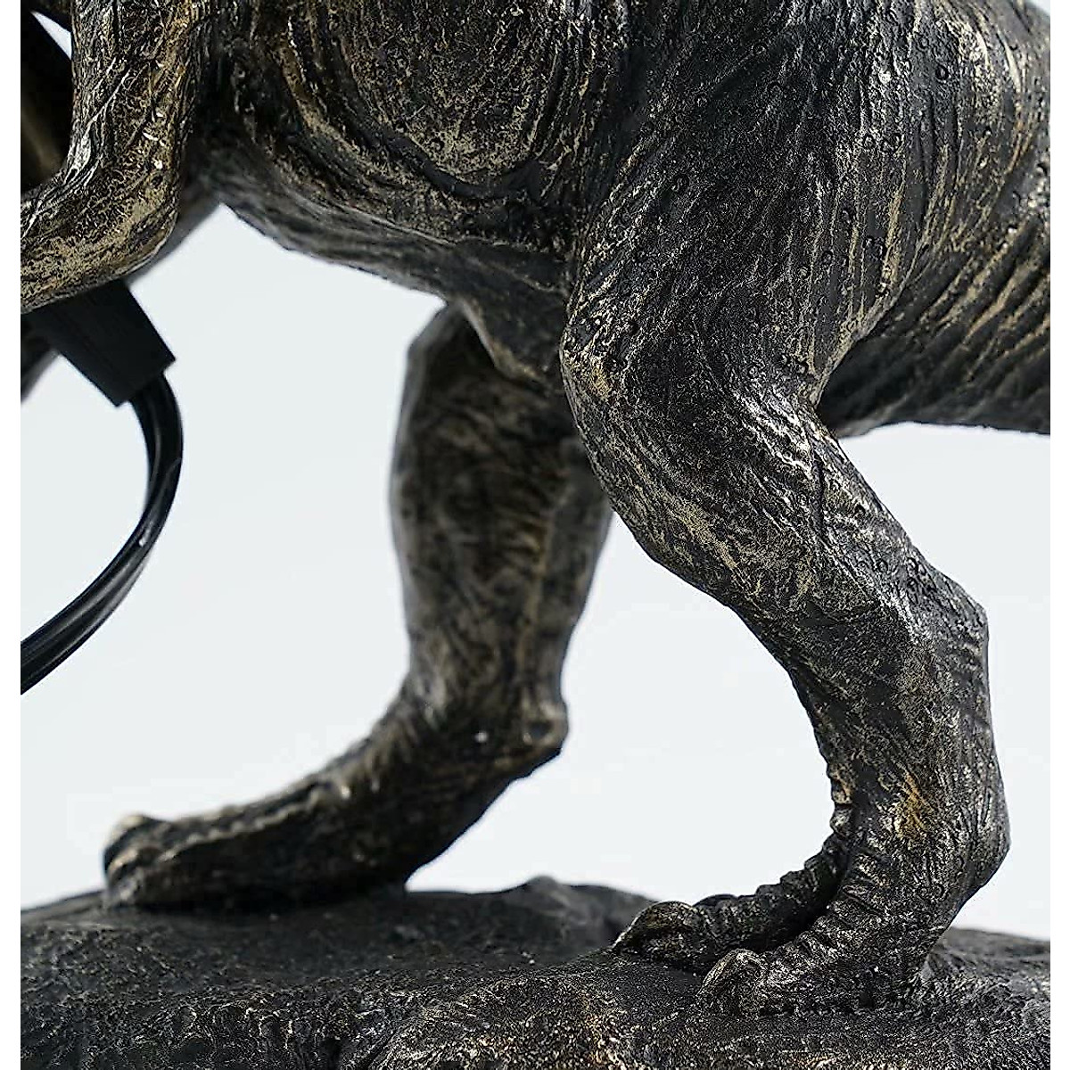 Jazzco Retro Dinosaur Lamp Decoration Light Animal Desk Lamp Vintage Lamp for Reading Living Room Kid's Baby Room Children Bedroom Bars Bedrooms