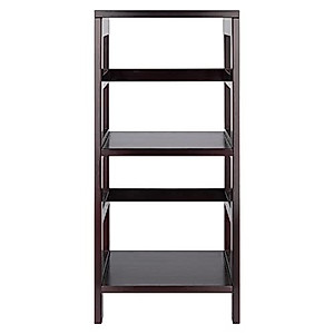 Winsome Leo model name 2 tier Shelving, Tall, Espresso
