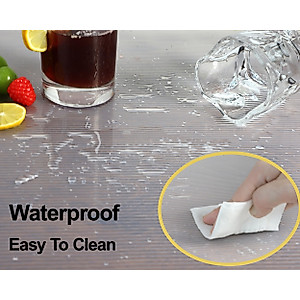 Shelf Liners for Kitchen Cabinets 15 Inch Wide X 20 Ft No Slip Waterproof Cabinet Drawer Shelves Liner Non Adhesive Clear Liner for Refrigerator Pantry Cupboard Closet Kitchen Bathroom